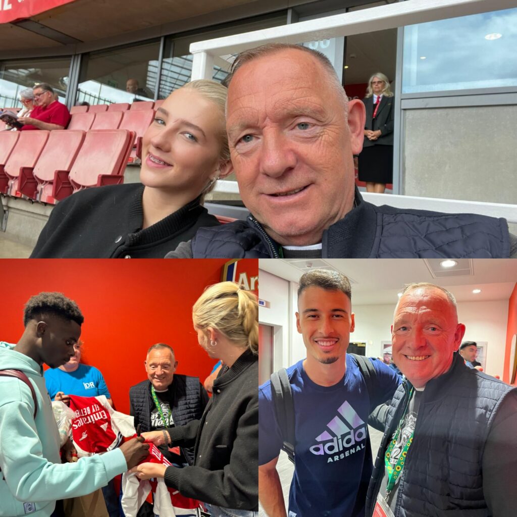 Dominic’s day at Arsenal FC – David Randall Foundation